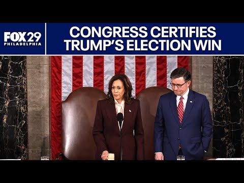 Congress certifies Donald Trump's 2024 election win