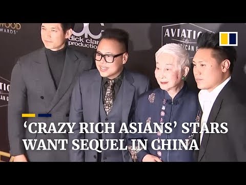 Stars of ‘Crazy Rich Asians’ hope to film sequel in China