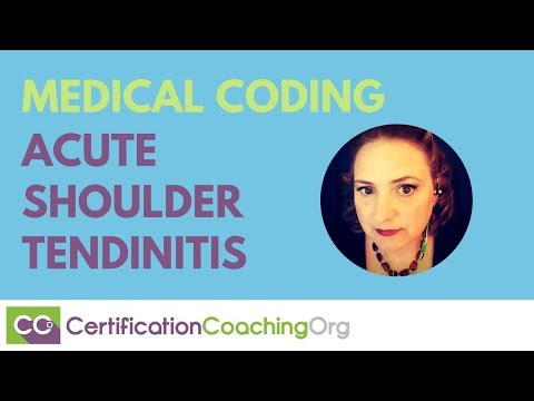 Medical Coding for Acute Shoulder Tendinitis