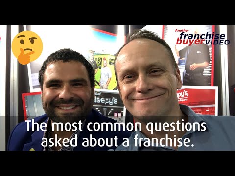 The most common questions asked about a franchise.