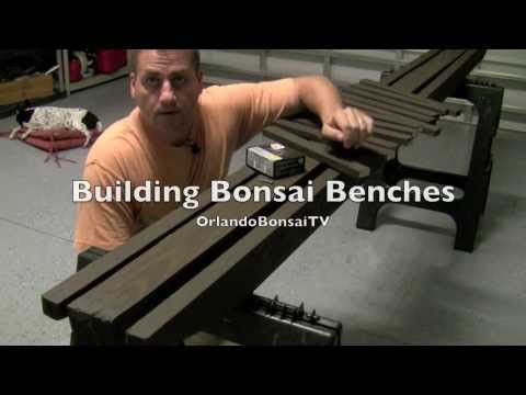 Building Bonsai Benches | Bonsai Eejit