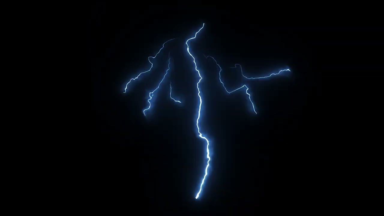 [4K] Lightnings Overlay for VFX