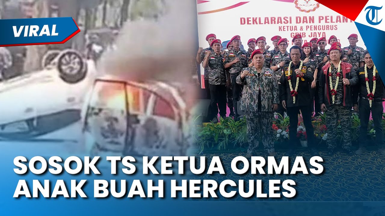 Sosok TS Ketua Ormas Biang Kerok Pembakaran Mobil Polisi di Depok, Ternyata Anak Buah Hercules ...