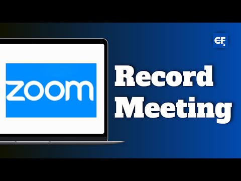 How to Record Zoom Meeting on Laptop