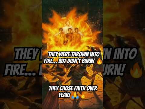 Shadrach, Meshach & Abednego: Faith in the Fire! 🔥🙌,