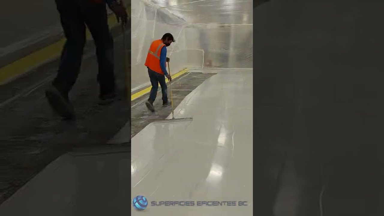 Aplicación de recubrimiento epóxico: Top coat / Superficies Eficientes