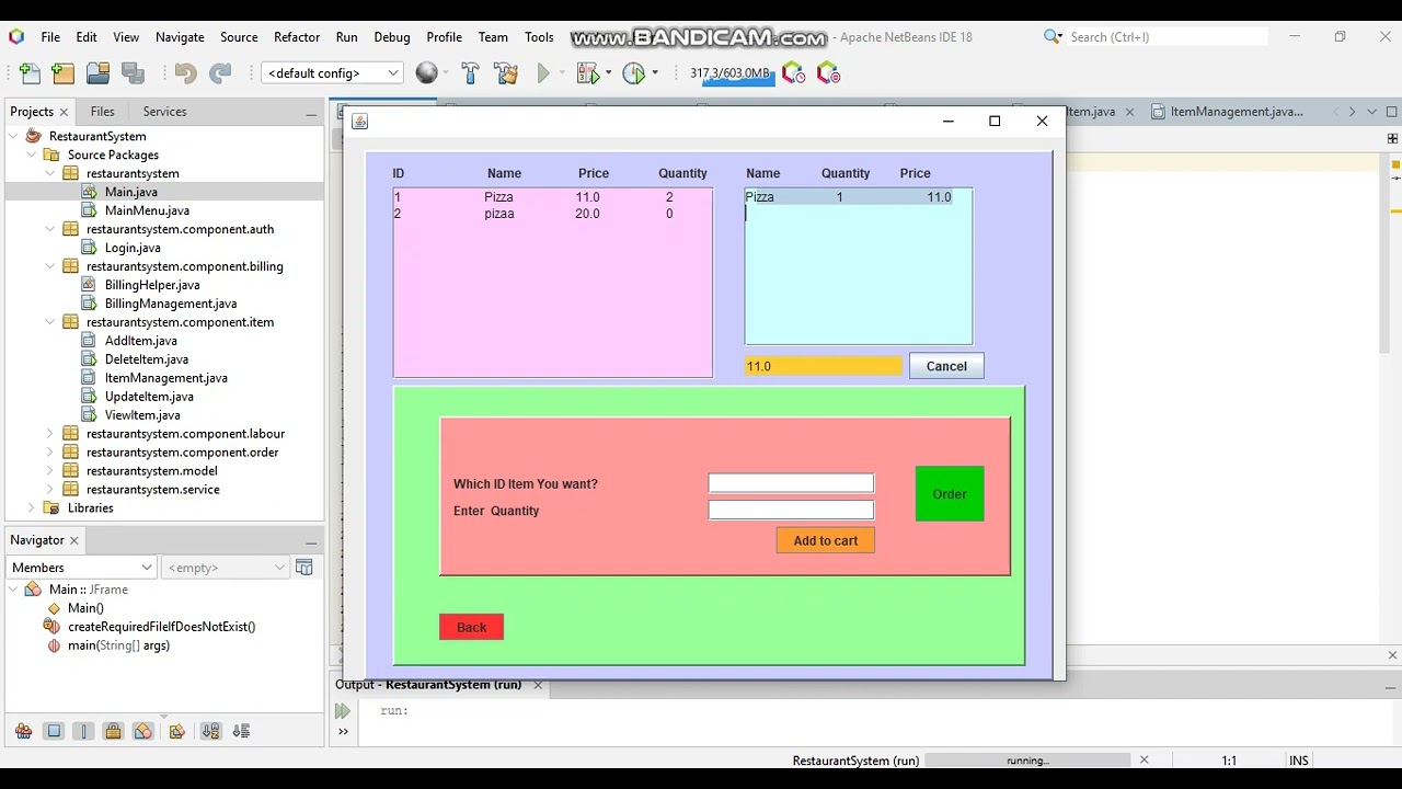 Building a Restaurant Management System in Java | Step-by-Step Tutorial