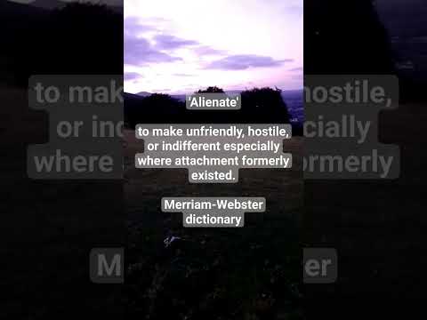 'Alienate' - as in to alienate child from targeted parent #parentalalienation #alienated #shorts