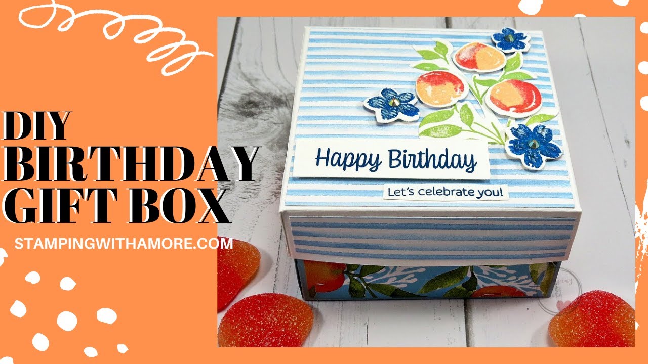 DIY Birthday Gift Box Tutorial
