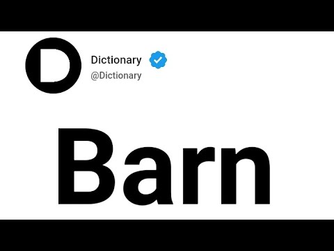 Barn Meaning In English