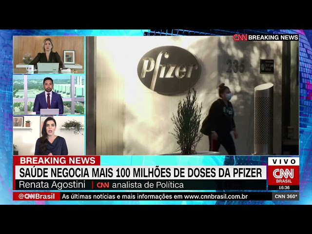 Saúde negocia compra de mais 100 milhões de doses da vacina da Pfizer ...