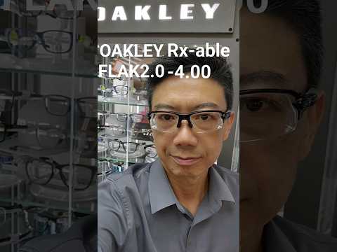 #Oakley Flak 2.0 Prescription O-Authentic Plutonite UV Protection -4.00 degree