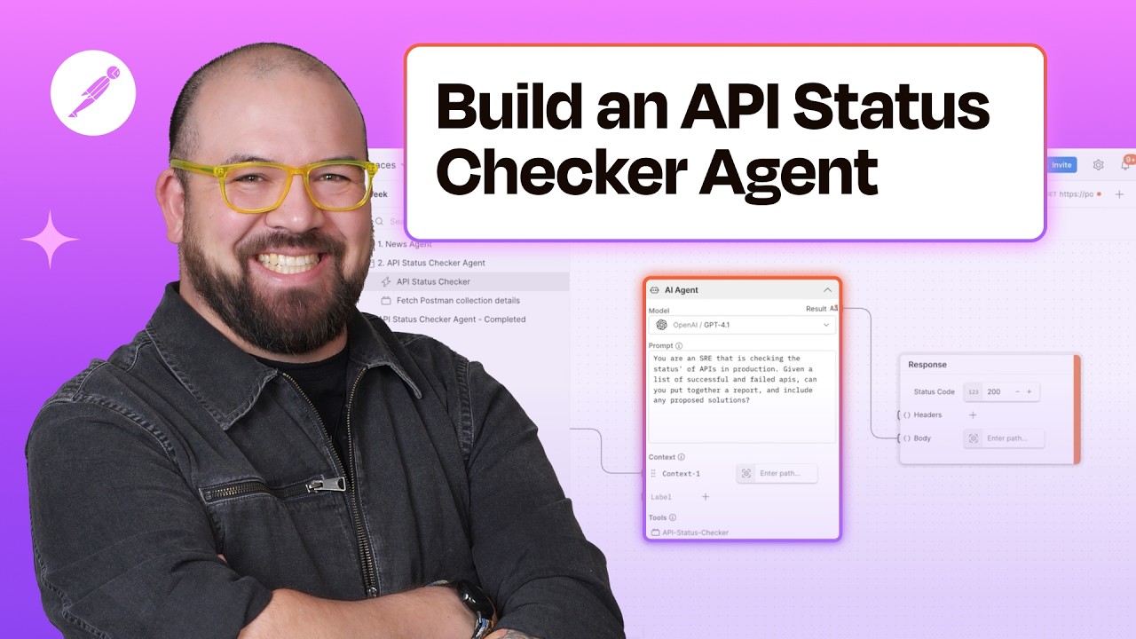 Build an API Status Checker Agent with Postman (Full Tutorial)