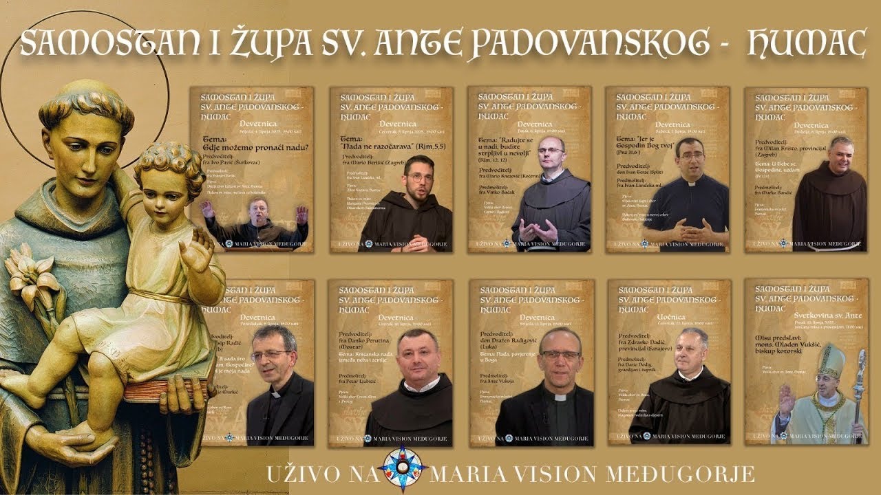 Mnoštvo hodočasnika na uočnicu sv. Anti na Humcu - Jabuka.tv