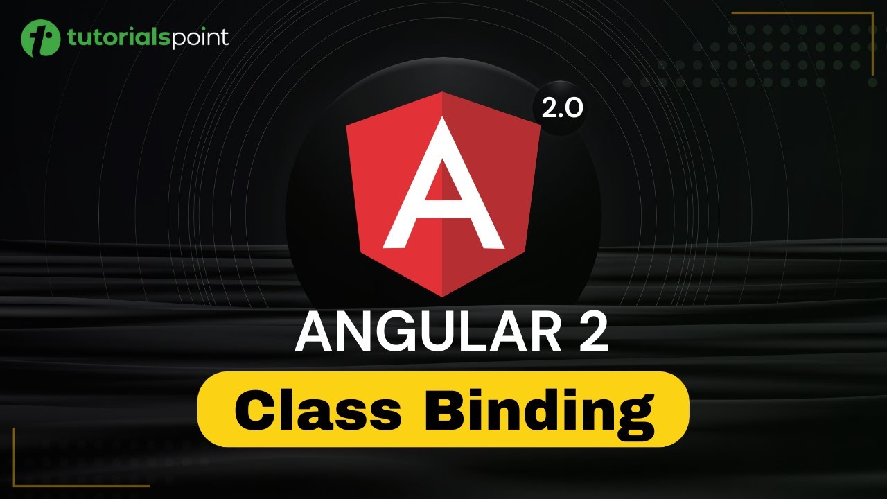 Angular 2 Class Binding | Angular 2 Training | Tutorialspoint