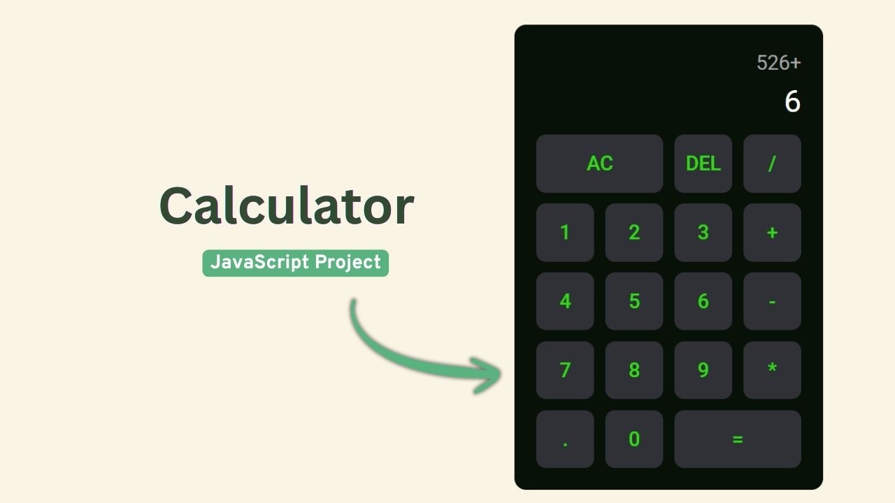 JavaScript Calculator Tutorial 💻 | Create Working Calculator Step by Step