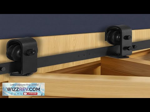 Bi Folding Sliding Barn Door Hardware Track Kit 40" for Two 18" Doors Review