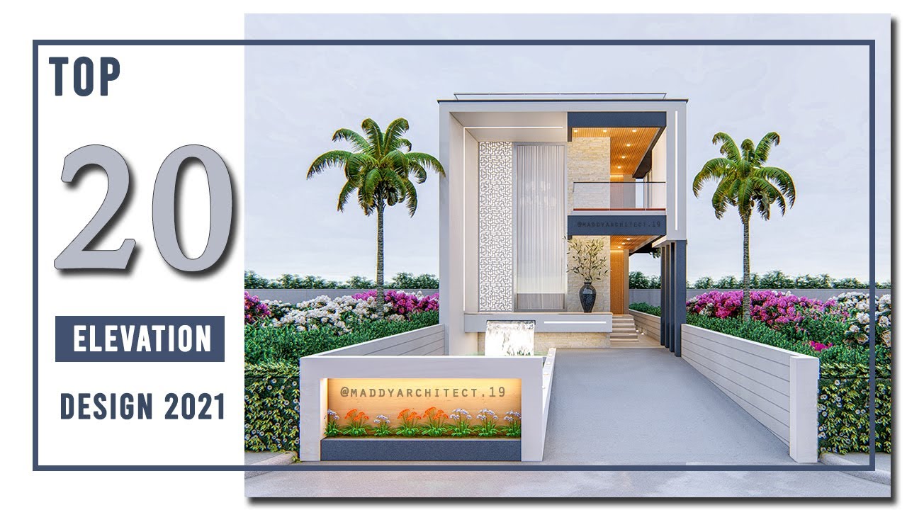 Top 20 Elevation Design 2021 || Best House Designs || Maddy Architect