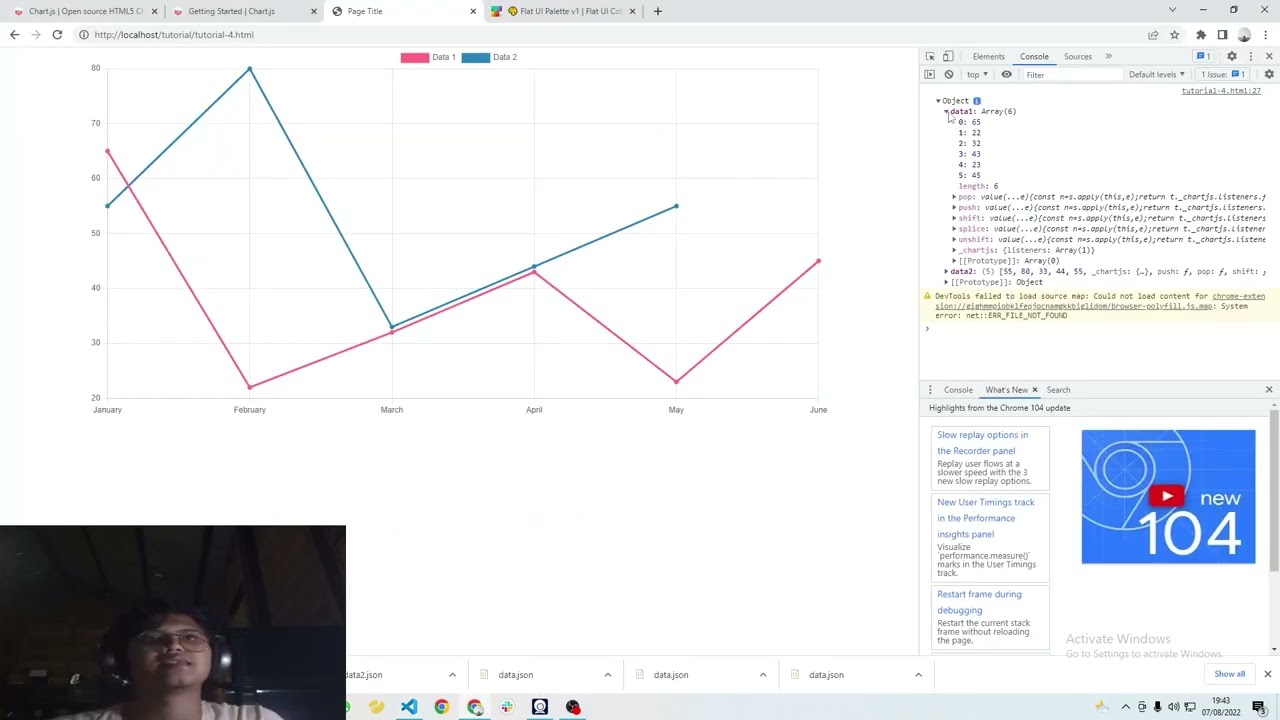 Chart JS #2 passing data from json