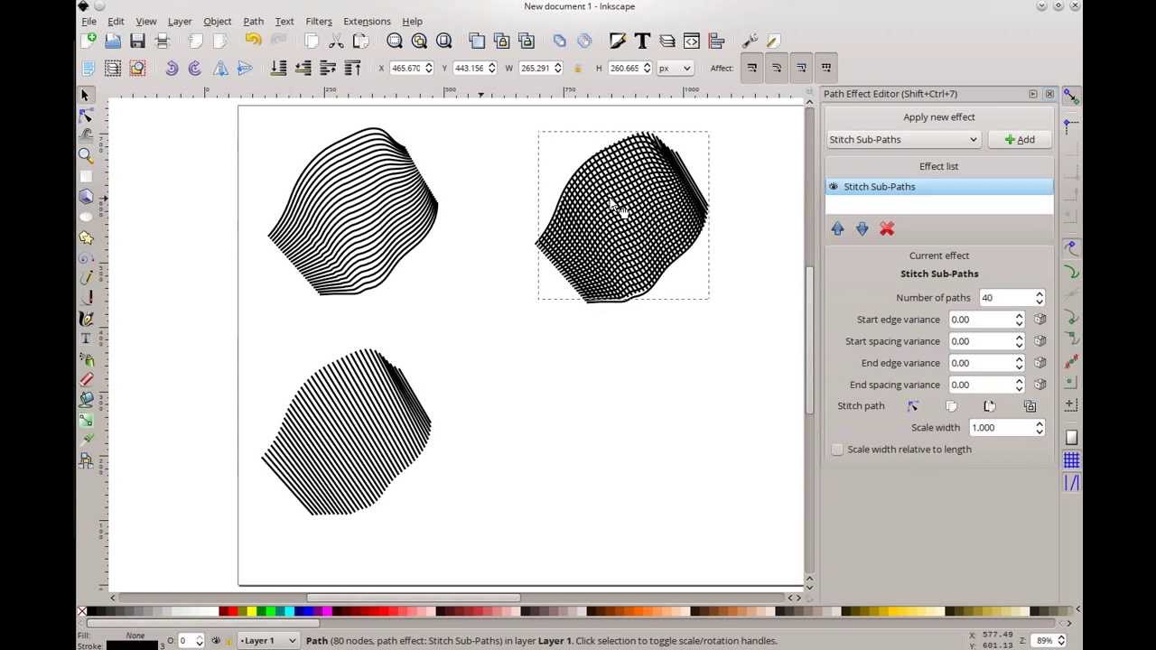 inkscape stitch interpolate subpaths