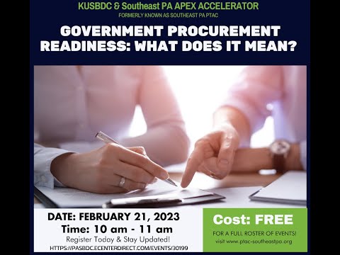 Government Procurement Readiness: What Does It Mean?