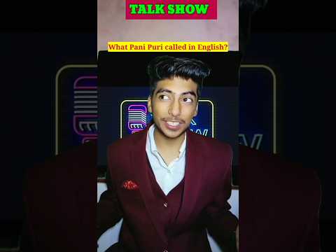 What Pani Puri called in english? #panipuri #SHORTS #shot