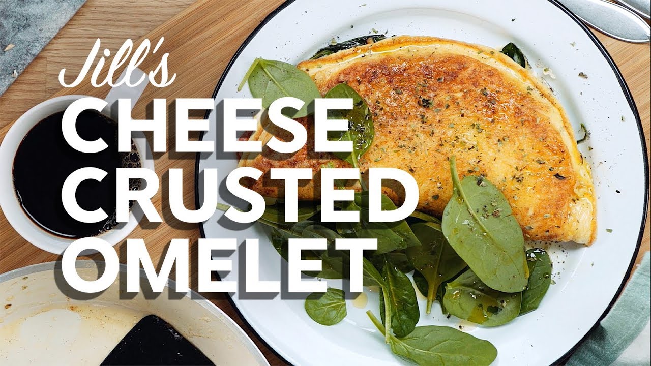 1-Min Recipe • Jill's cheese-crusted omelet