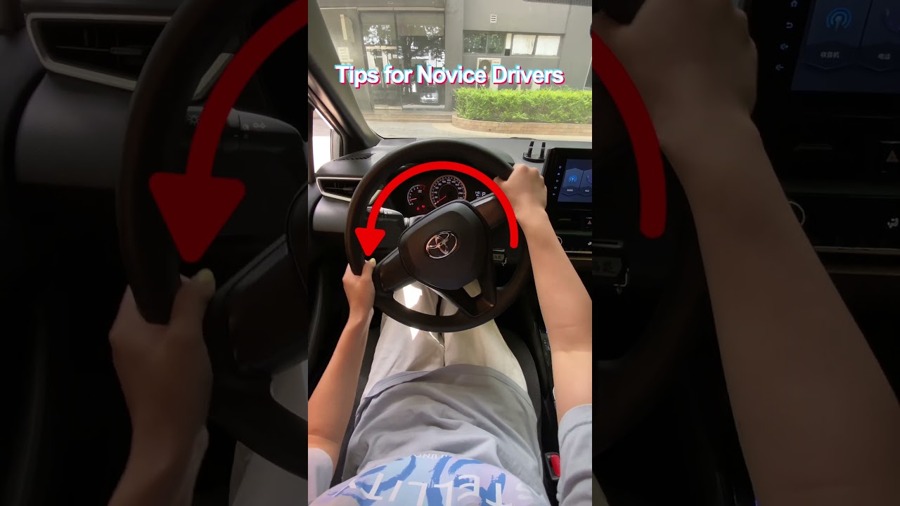 Turn the steering wheel in a push-pull manner, saving effort in driving#driving#tips#driverslicense