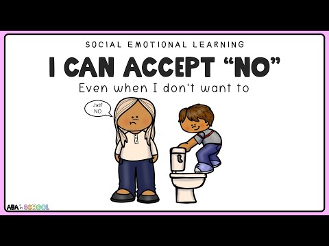 Accepting NO Social Story Emotional regulation social stories