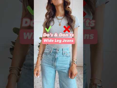 Do’s and Don’ts of Wide Leg Jeans | How to Style Wide Leg #Jeans (Shop on my #Amazon Storefront)