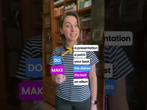 When to Use Do or Make in English