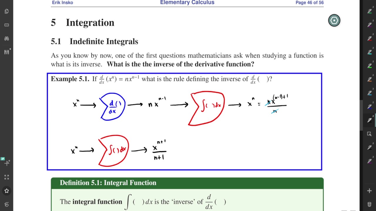 Elementary Calculus Example 5 1