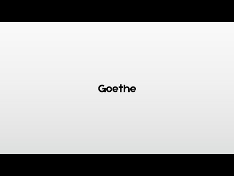 How to pronounce Goethe