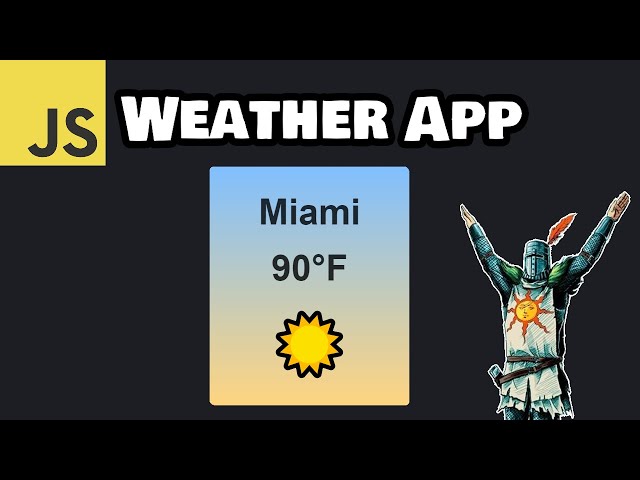 Creating a Dynamic Weather App with JavaScript and OpenWeatherMap API | Galaxy.ai