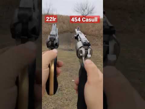 My WEAKEST handgun vs my most POWERFUL handgun! 22lr vs 454 Casull!