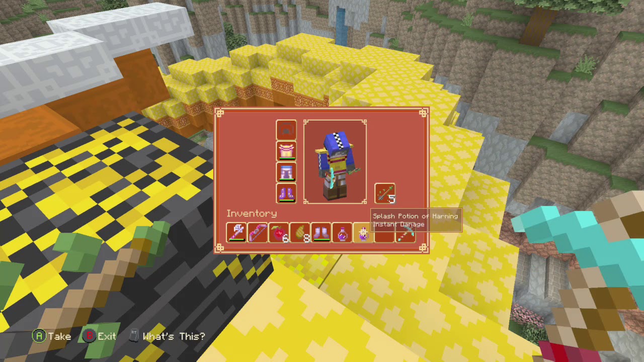 Minecraft console - battle mini game valley map