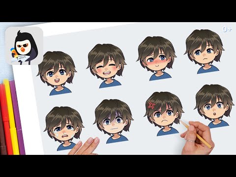 Learn how to draw anime emotions | Anime facial expressions drawing tutorial