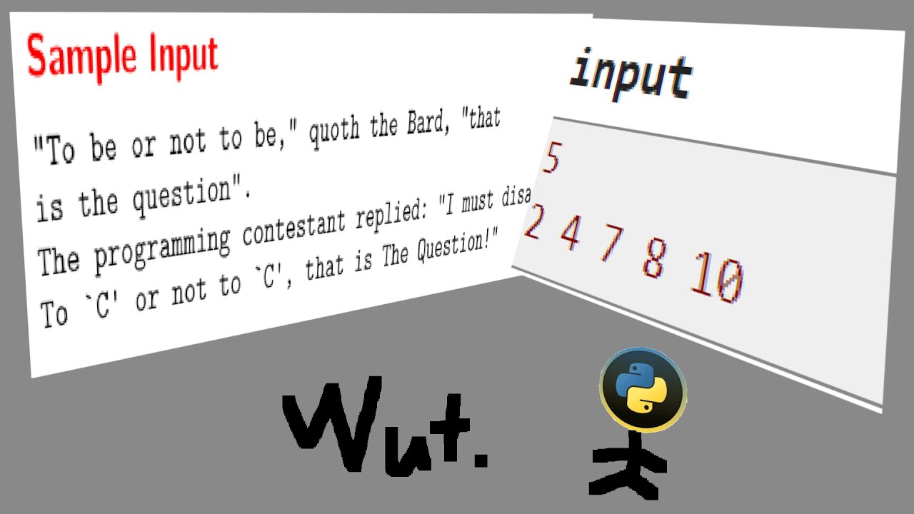 How to Handle Inputs on Online Judges in Python (Uva Judge, Codeforces)