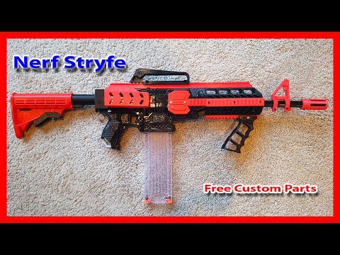 Nerf Stryfe Front Grip by Ultrasonic2 - Thingiverse