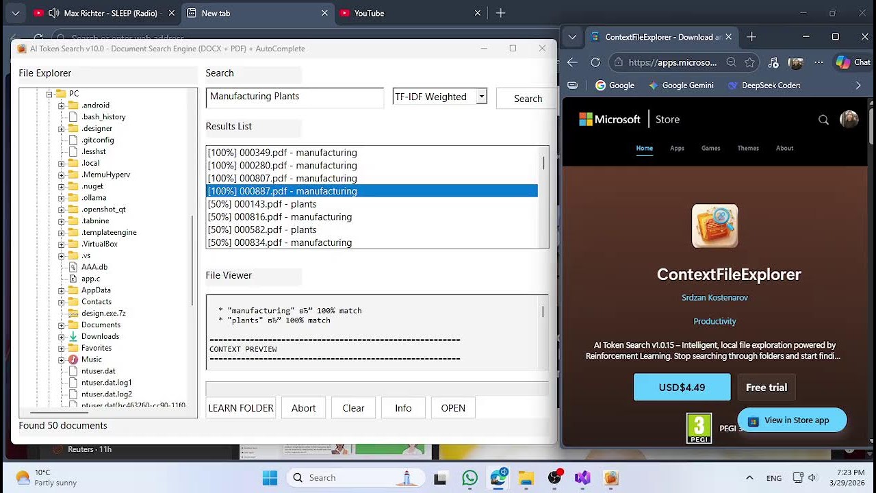 AI Token Search: Ultra-Fast DOCX & PDF Indexer