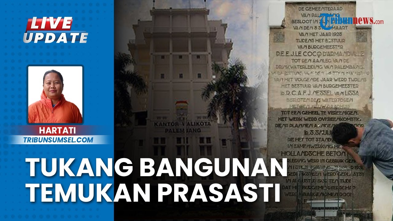 Bukti Sejarah Kantor Ledeng, Tukang Bangunan Temukan Prasasti Pendirian ...