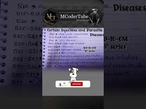 ICD-10-CM certain Infectious and Parasitic Diseases codes | Medical coding | Medical Billing