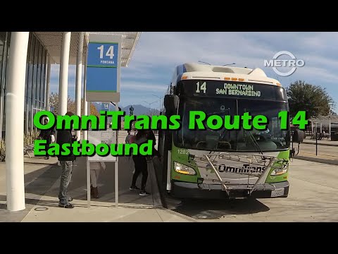 TMN | TRANSIT – OmniTrans Route 14 Fontana to San Bernardino (Eastbound) | FULL RIDE