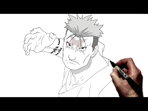 How To Draw Scar | Step By Step | Full Metal Alchemist