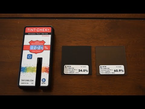 TC2800 Tint-Chek+ Window Tint Meter Calibration Standard Test