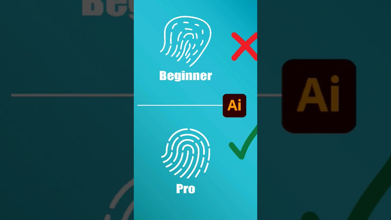 Create a Professional Fingerprint Icon in Adobe Illustrator – Beginner to Pro Guide!