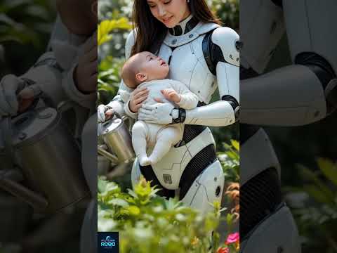 Elegant Care: Beautiful Robots for Baby Love#FutureRoboHub #AI #Robotics #TechInnovation