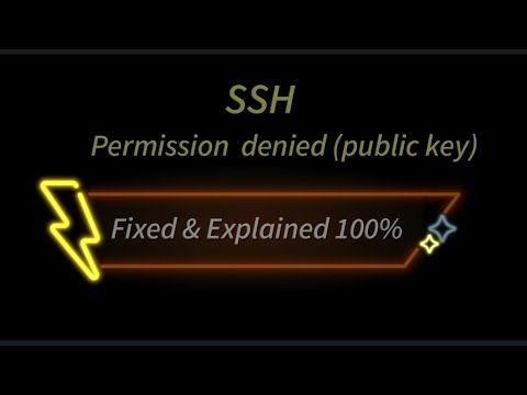 SSH Permission Denied (Public Key) Issue: Expert Fix & Full Explanation