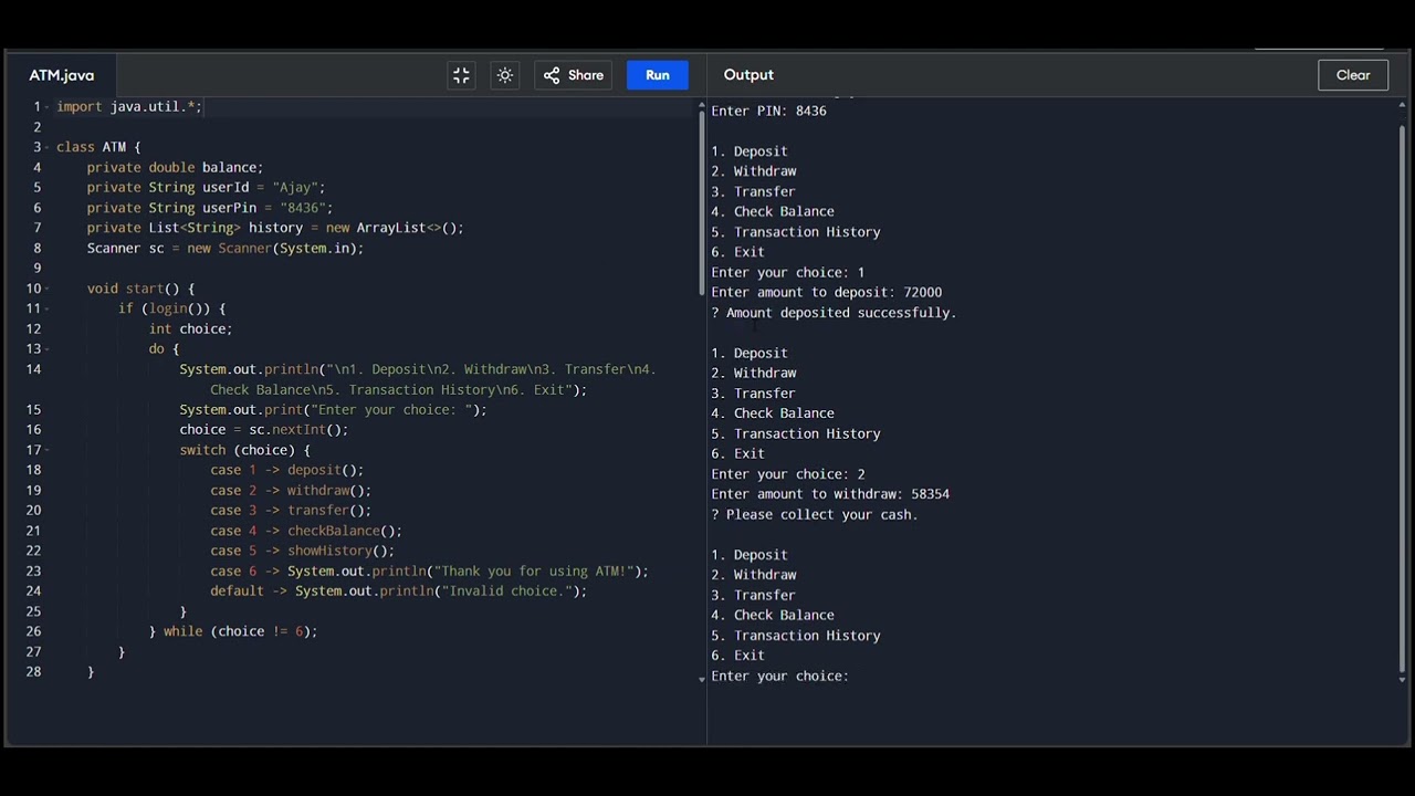 OIBSIP Java Development Task 3