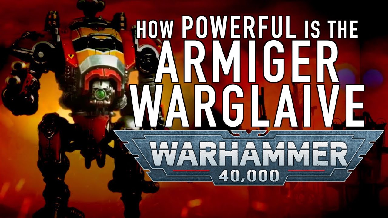 40 Facts and Lore on the Imperial Knights Armiger Warglaive in Warhammer 40K